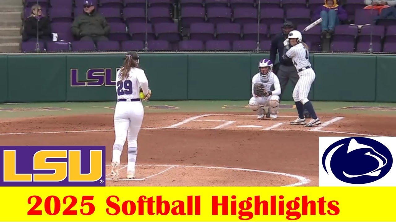 Penn State vs #5 LSU Softball Game Highlights 2 21 2025 - YouTube