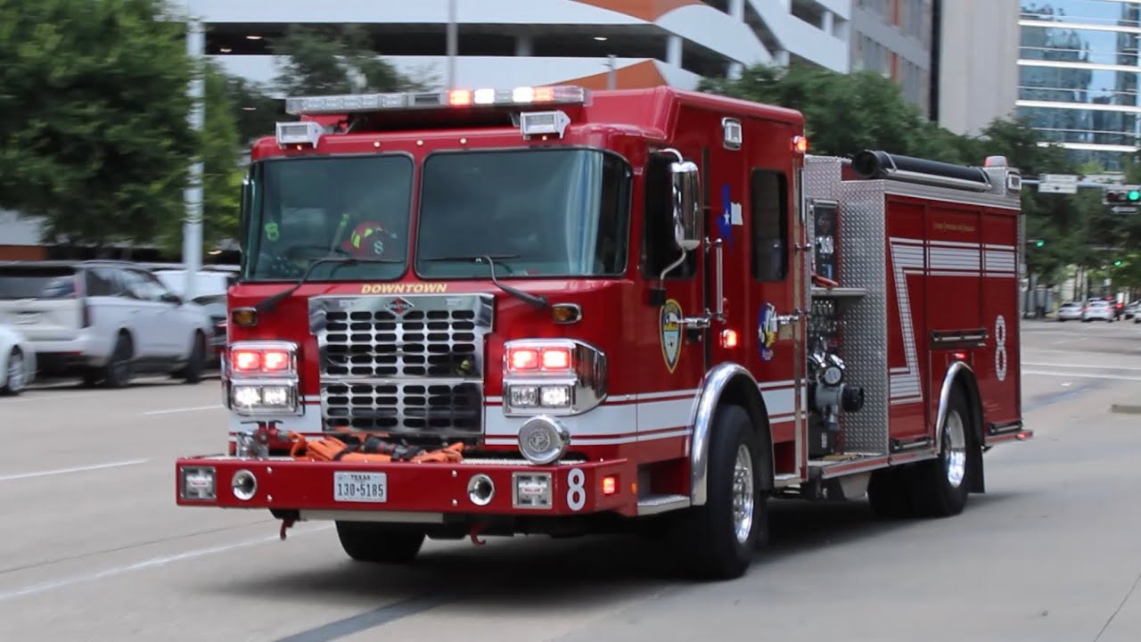 HFD Engine 8 & Response 17 Responding, June 2024 - YouTube
