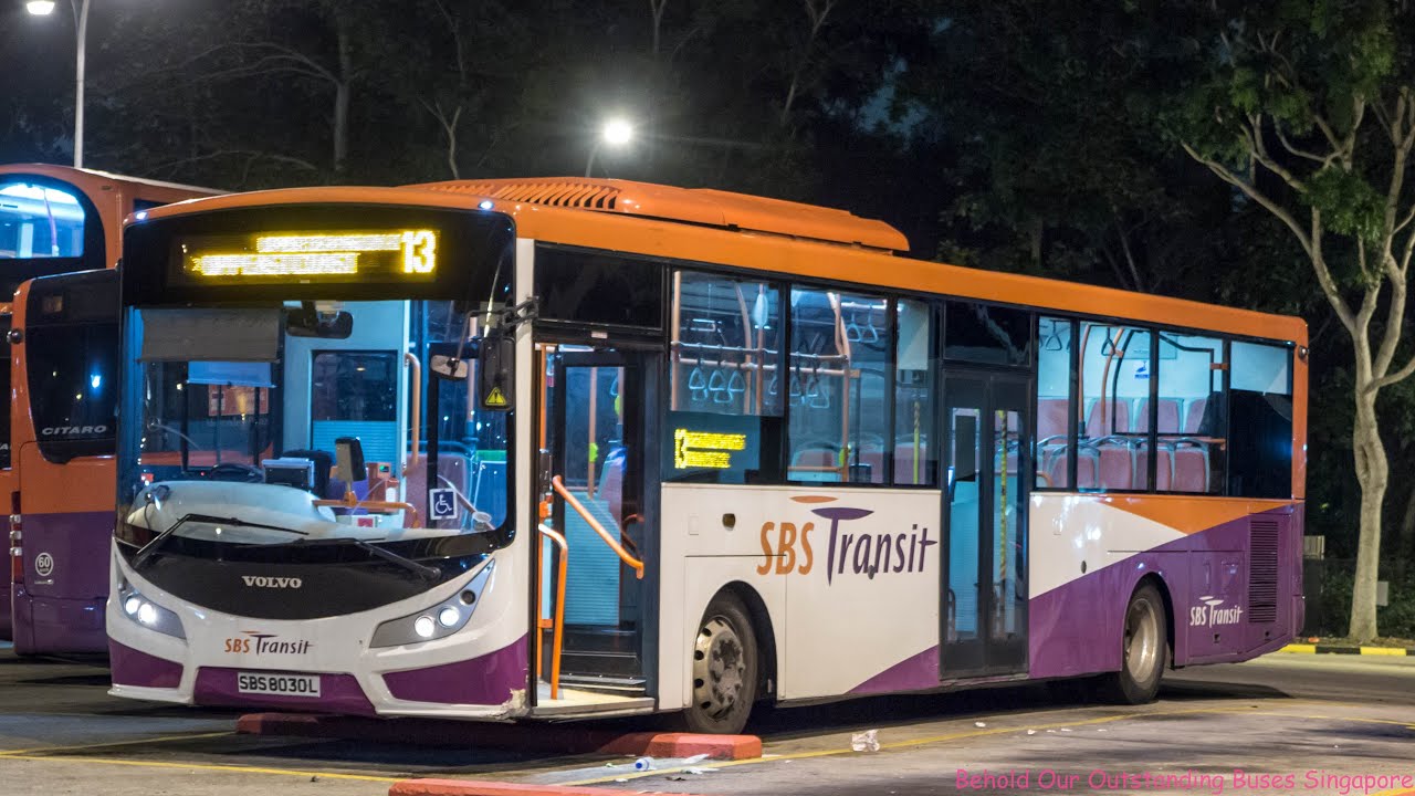 [SBST] Volvo B7RLE Kickdown - SBS8030L on 13 | ZF6HP554N - YouTube