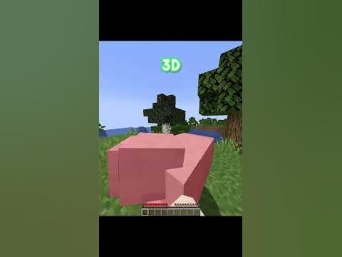 1d vs 2d vs 3d vs 4d minecraft #shorts - YouTube