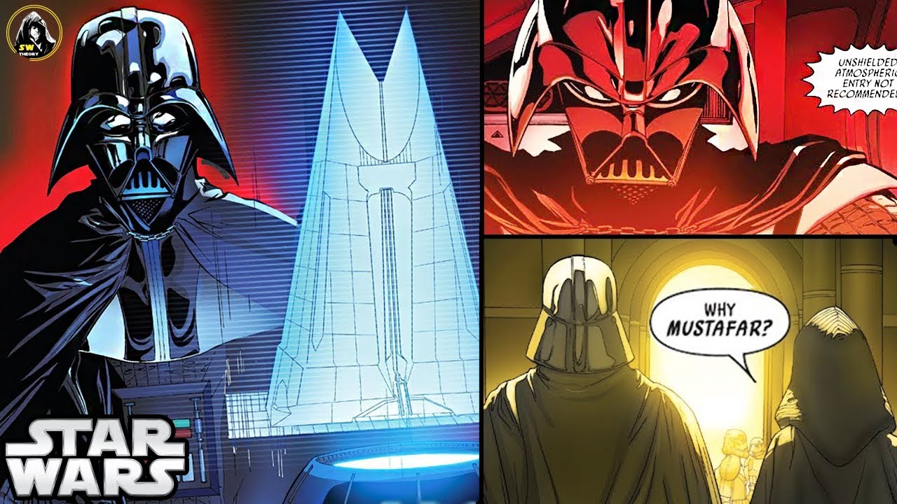 VADER FINALLY GOES TO MUSTAFAR TO BUILD HIS CASTLE (CANON) - Star Wars ...