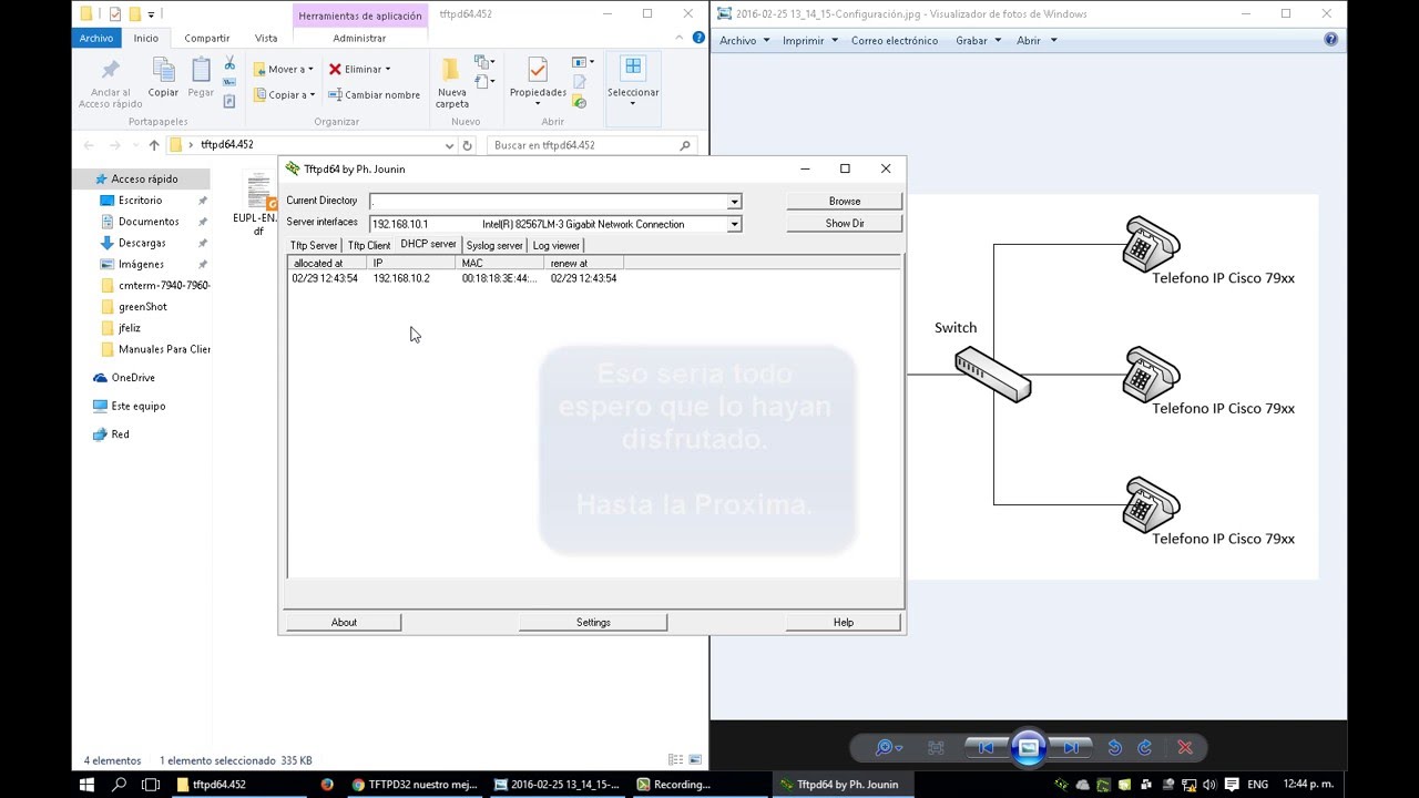 Configurar TFTPD32 para windows - YouTube