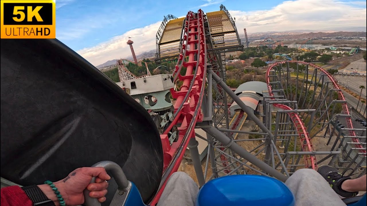 X2 POV 5K AMERICA’S MOST INTENSE ROLLER COASTER! Six Flags Magic ...