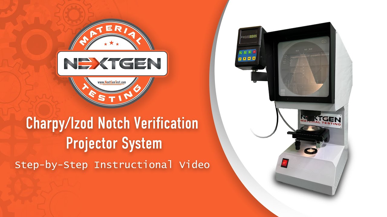 Step-by-Step Instructional Video | Charpy/Izod Notch Verification ...