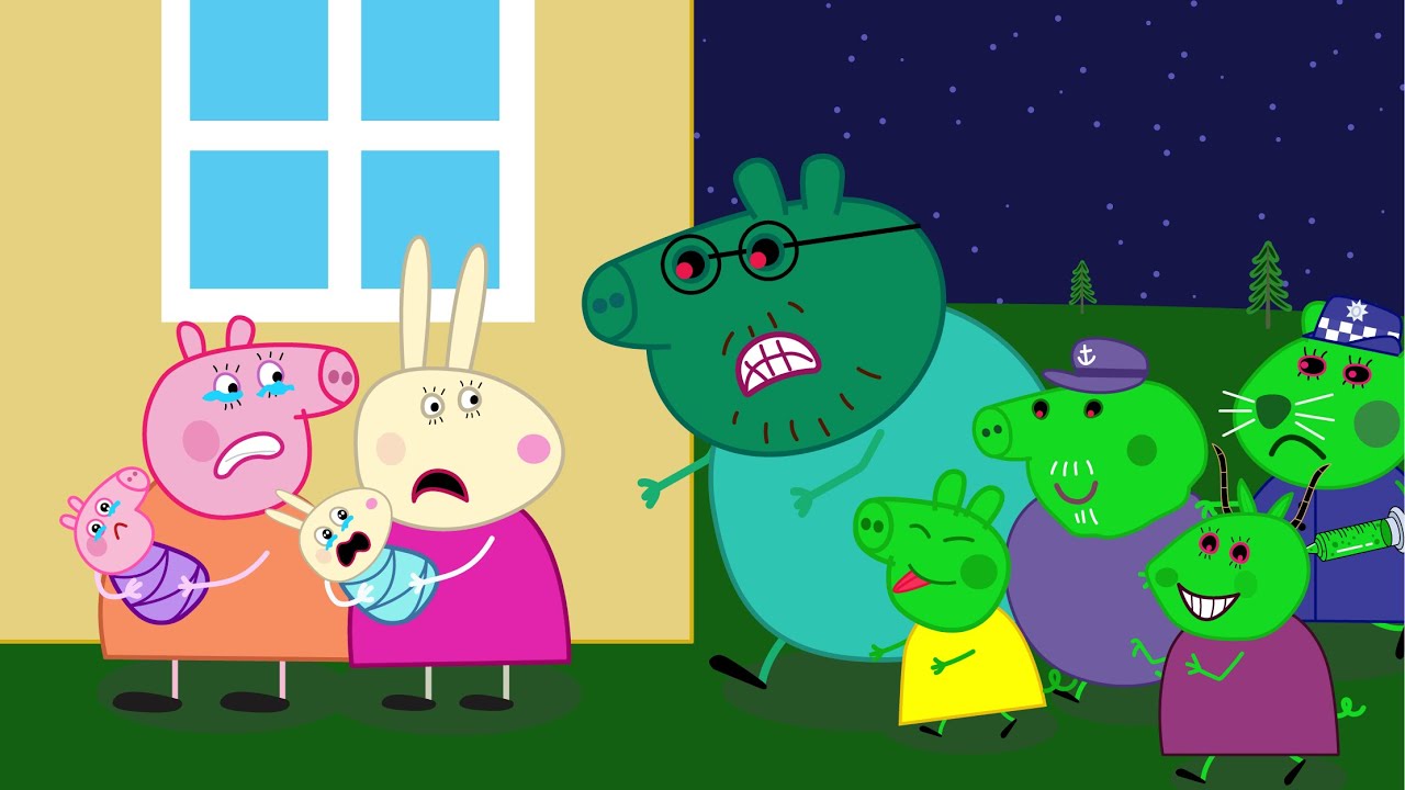 Zombies and Peppa At The City! Peppa vs George Family ZOMBIE! | Peppa ...