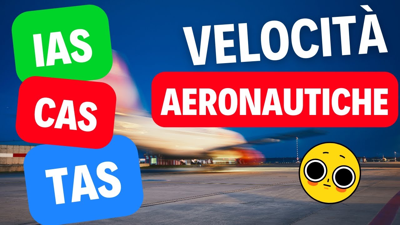 Calcolare le velocità del volo! IAS, CAS, TAS, GS - YouTube