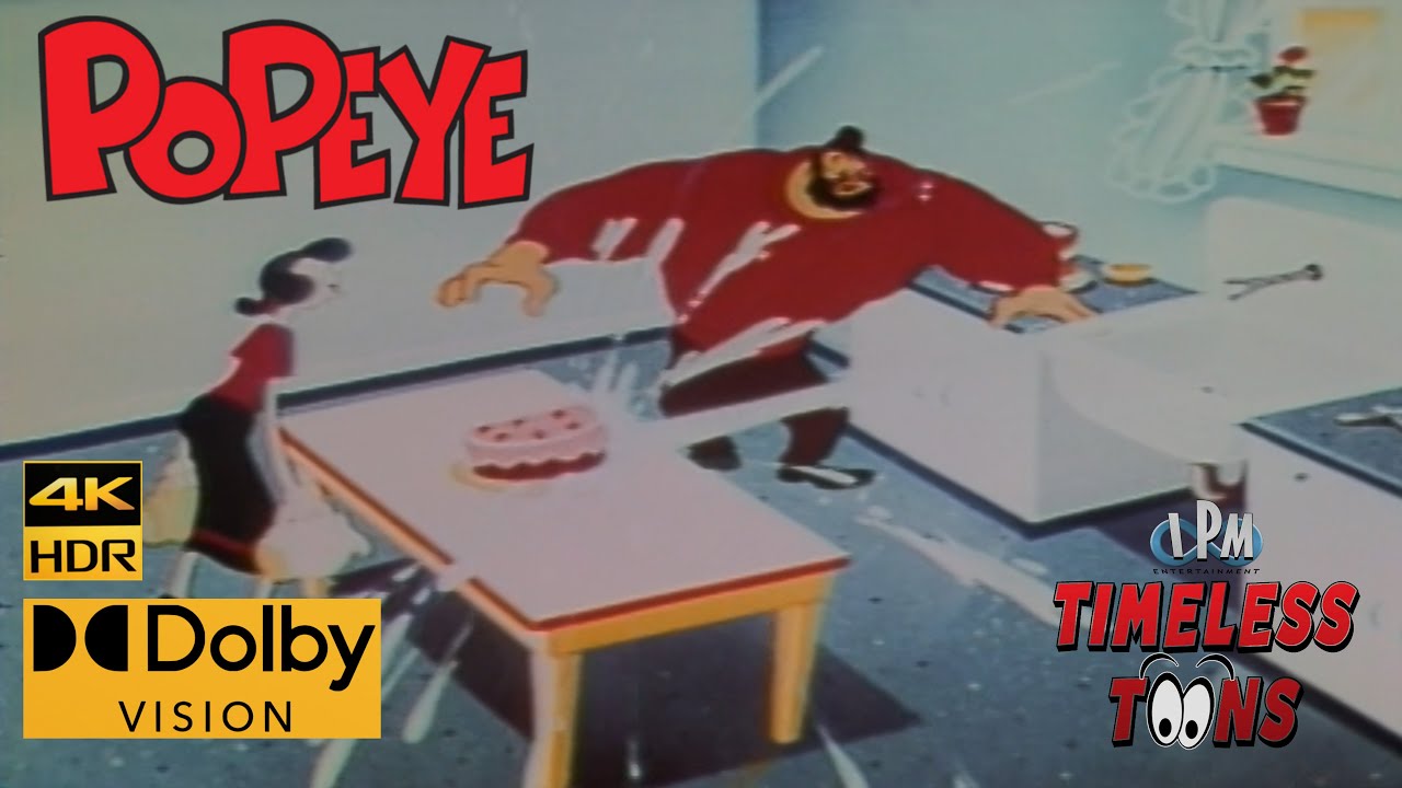 POPEYE THE SAILOR MAN: Floor Flusher (1954) [4K HDR Dolby Vision ...