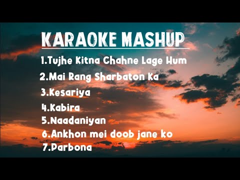 Hindi Songs Karaoke Mashup For Singing Performance. - YouTube