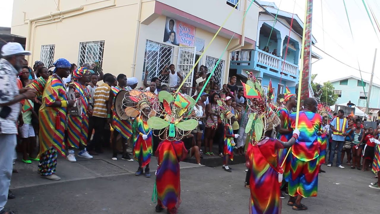 Grenada Maypole - Young Grenadians in Action - Traditional Mas St Mark ...