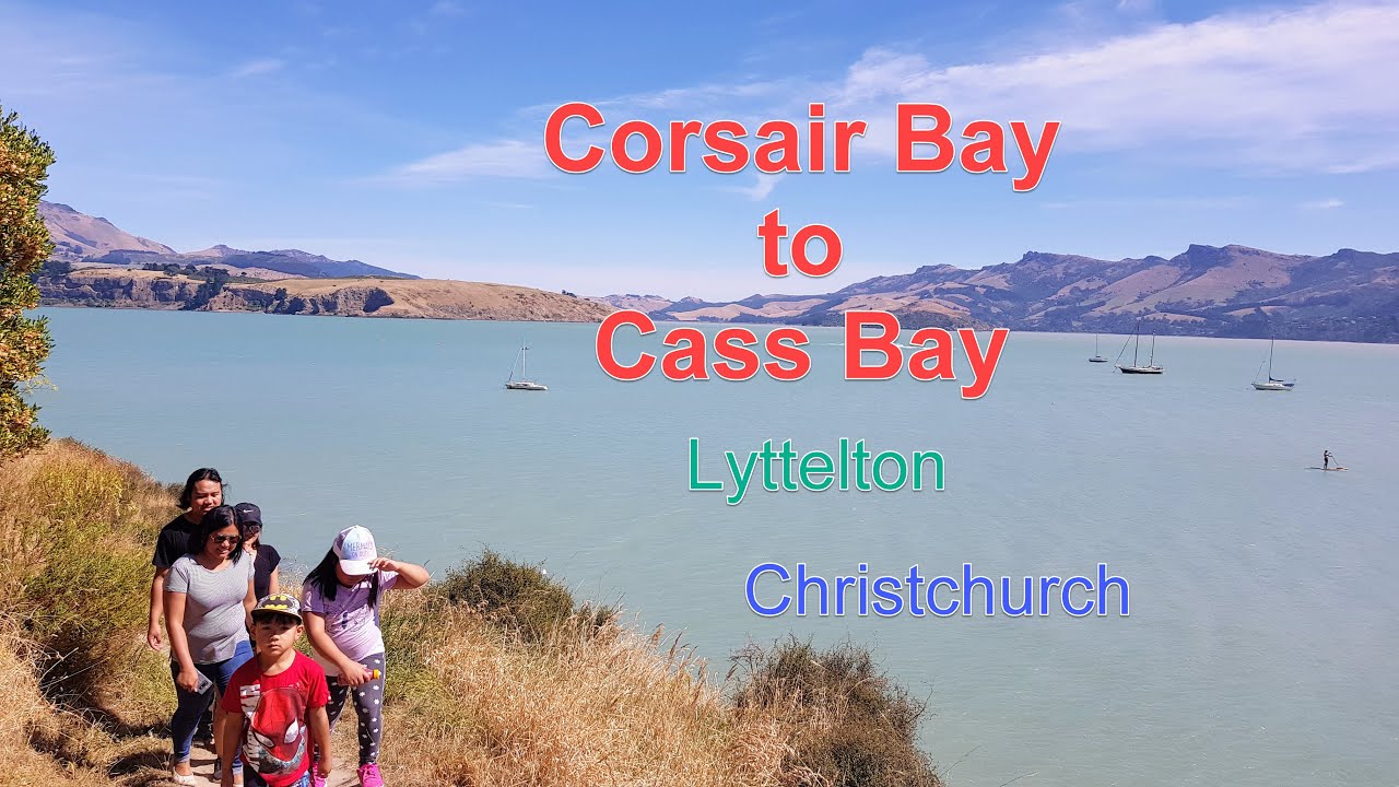Amazing View of Corsair Bay to Cass Bay - Lyttelton Christchurch - YouTube