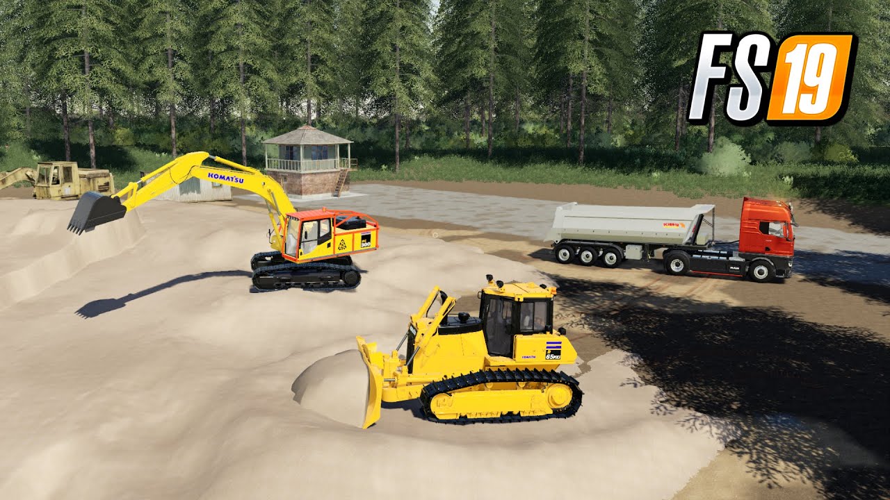 DIG AND SELL SAND AT NEW MINING MAP BURLAKI VILLAGE FARMING SIMULATOR ...