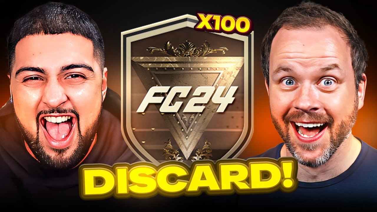 100 FC 24 PACKS But The Loser DISCARDS Them All! (Ft. Chuffsters) - YouTube
