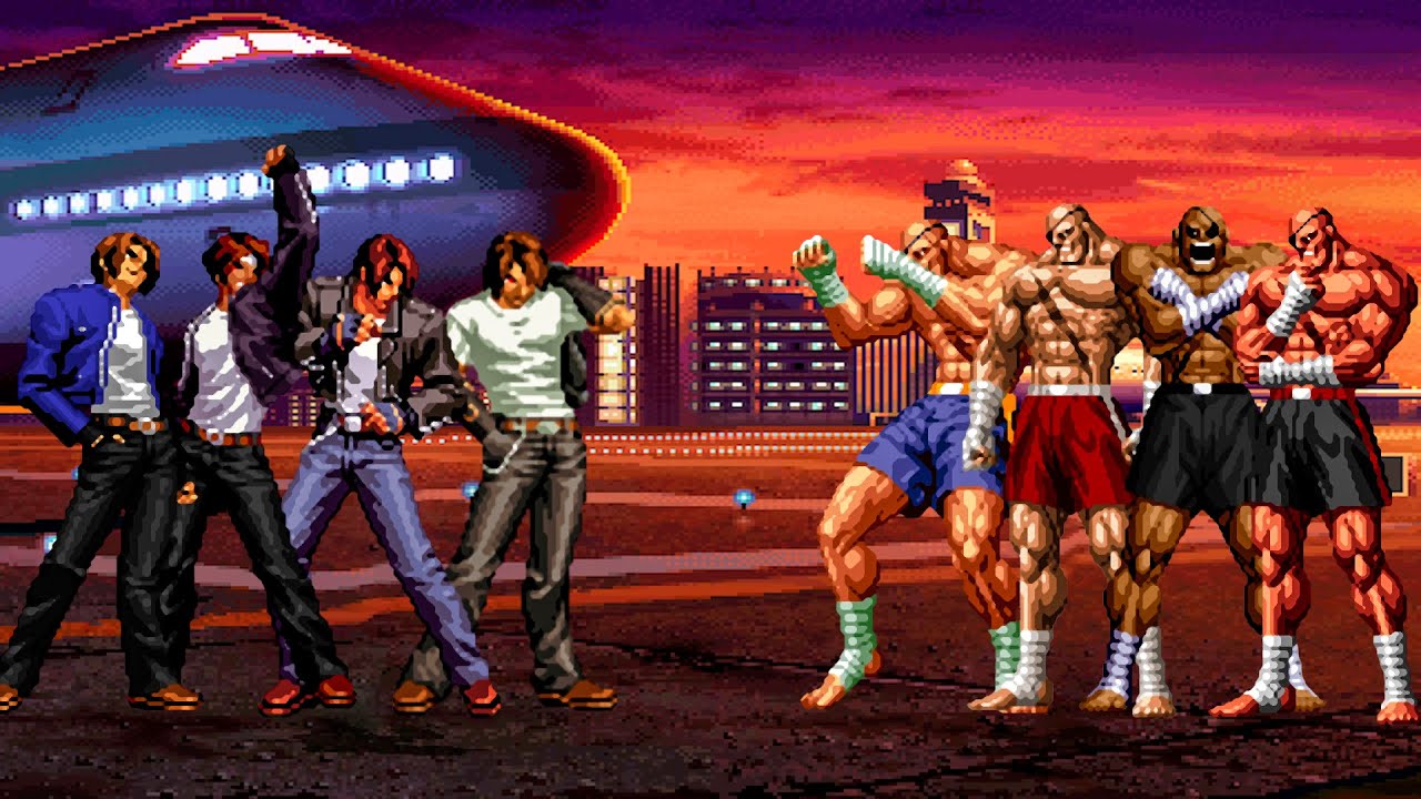 [KOF Mugen] Kyo Kusanagi Team vs Sagat Team - YouTube
