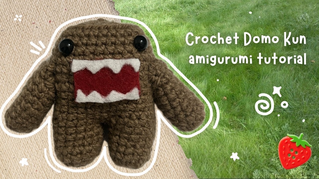 Crochet a Domo amigurumi tutorial ꩜ .ᐟ - YouTube