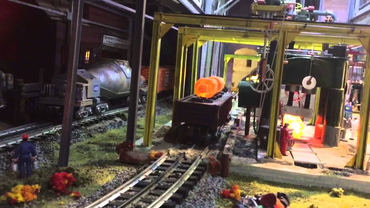 Peter Hess's Model Railroad - Steel Mill Toledo - YouTube