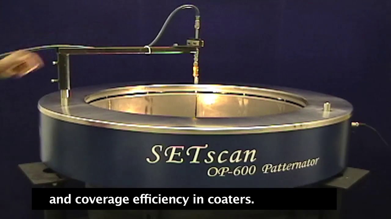 The SETScan Optical Patternator by En'Urga - YouTube