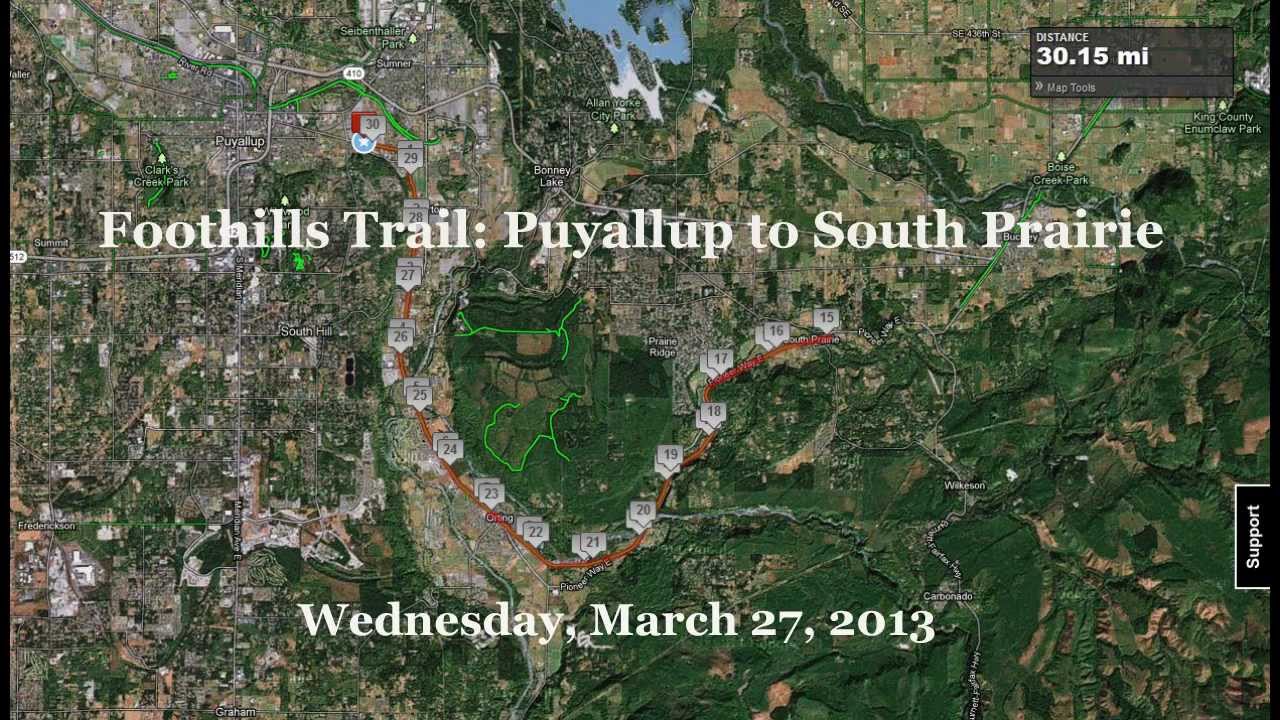 Foothills Trail - Puyallup to South Prairie Loop - 03/27/2013(Wednesday ...