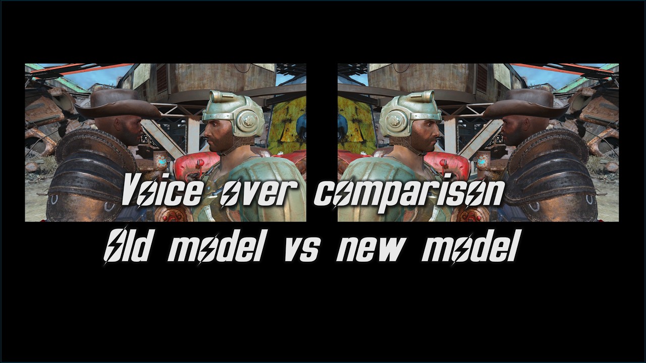 Voice over Comparison: Old vs New voice over models | Nexbil | Fallout ...