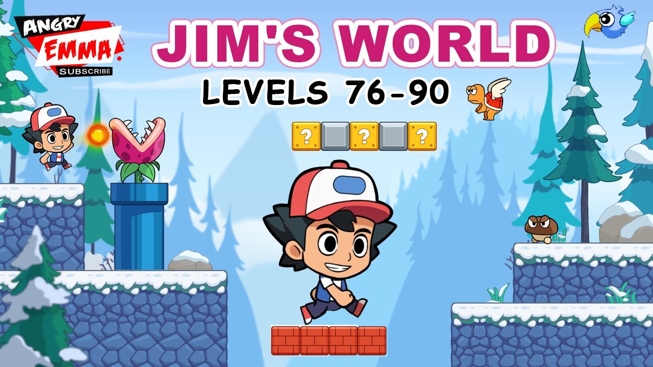Jim's World - Levels 76-90 + THREE BONUS LEVELS - YouTube