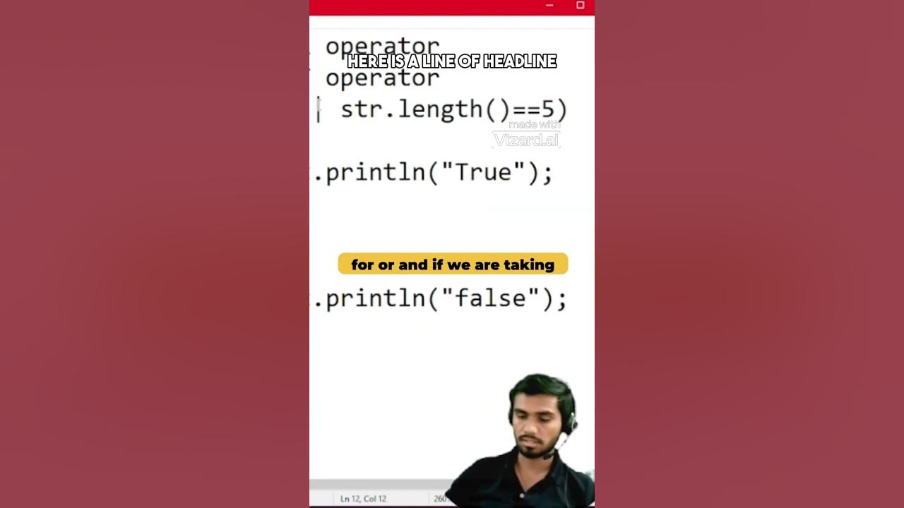 Advantages Of Or Operator Javaprogramming Amiteshthakur Youtube