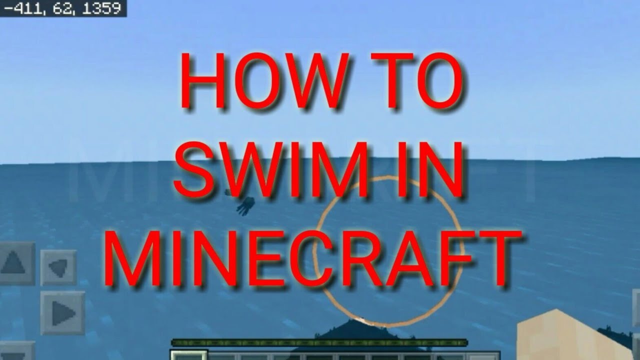How to swim in MINECRAFT||Sheen x gamerz||Minecraft tutorial - YouTube