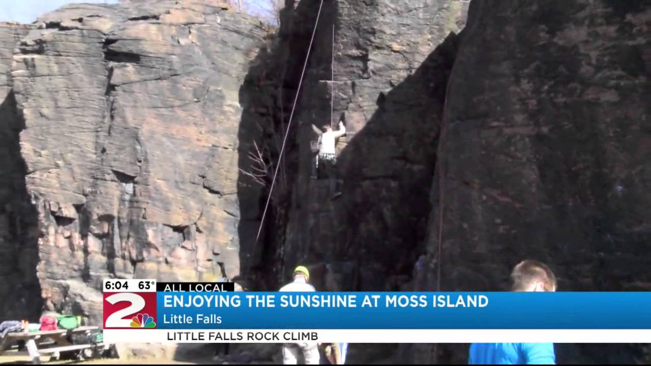 Moss Island Rock Climbing - YouTube