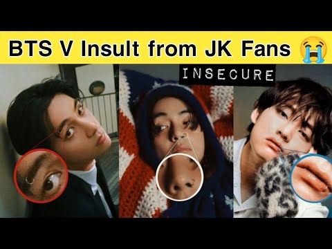 BTS V Insult from JK Fans 😭 | V Copying Jungkook for Fame 😂 BTS V vs JK #rukhsanacreation - YouTube