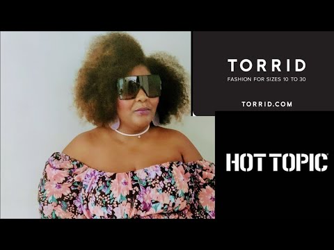 TORRID AND HOT TOPIC TRY ON HAUL | BIRTHDAY REWARDS - YouTube