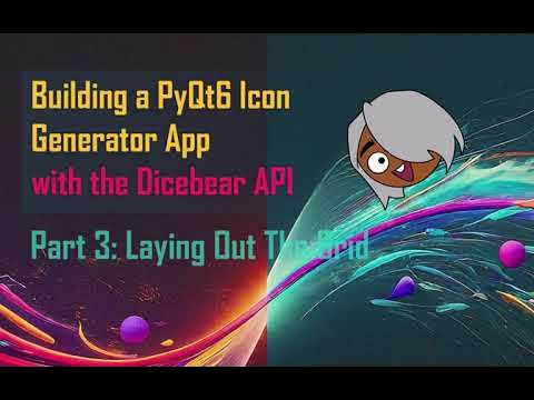 PyQt6 GUI Icon Generator App Part 3 - YouTube