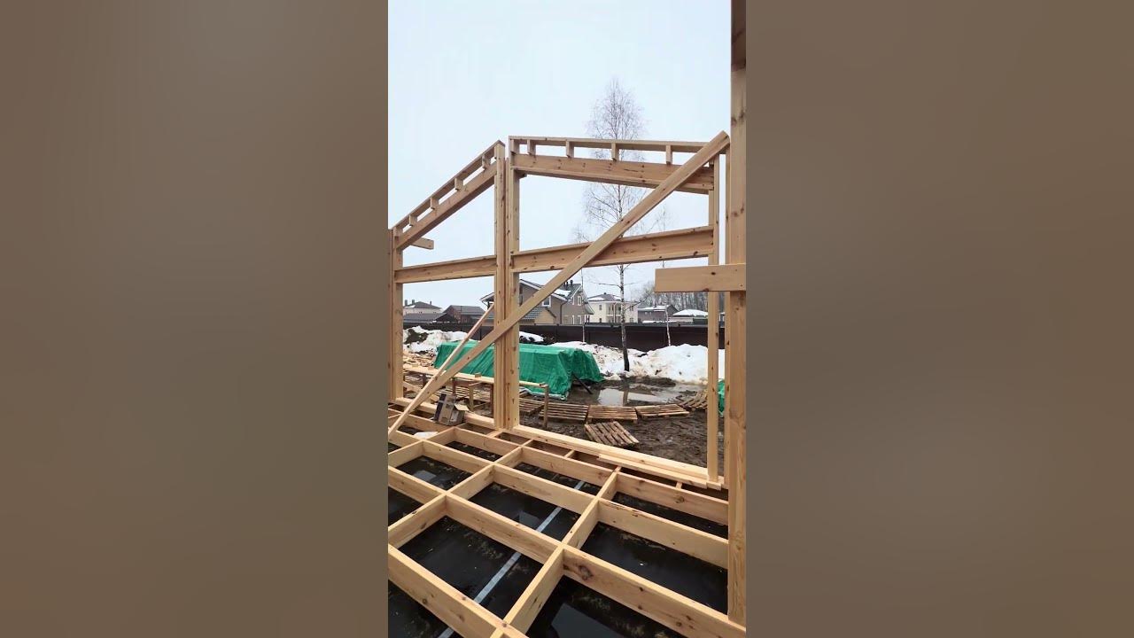 Панорамные окна и второй свет Это все реально в каркасном доме дом