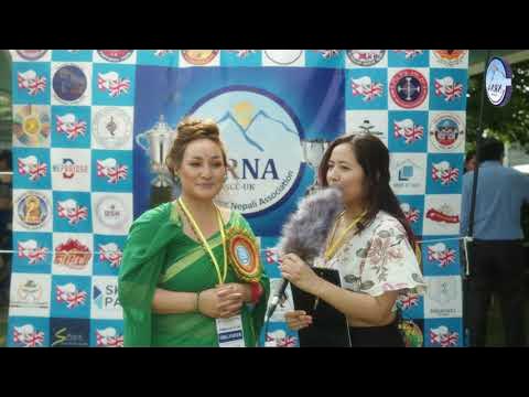 NAMRATA GHALE GURUNG - VICE PRESIDENT NRNA UK | 1ST NRNA CUP & NEPALI FESTIVAL 2024 - YouTube