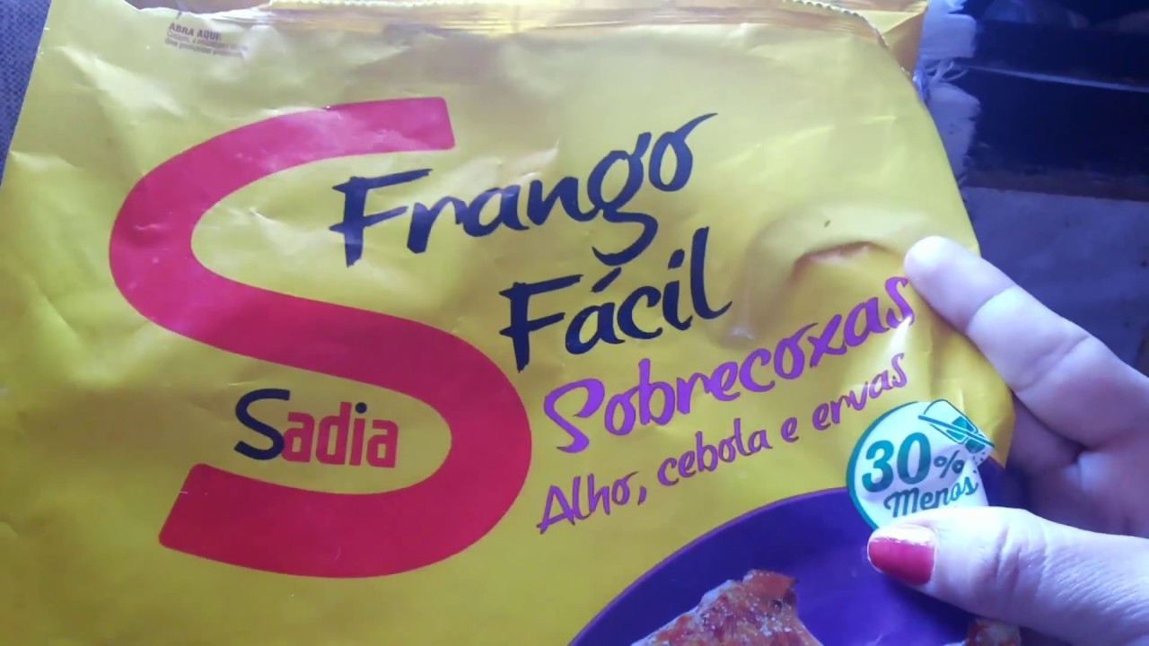 resenha # testando frango fácil sadia . - YouTube