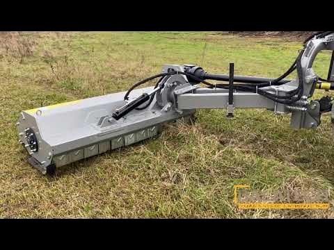 BALATECH s.r.o. Priekopový mulčovač JANSEN AGF-180 - YouTube