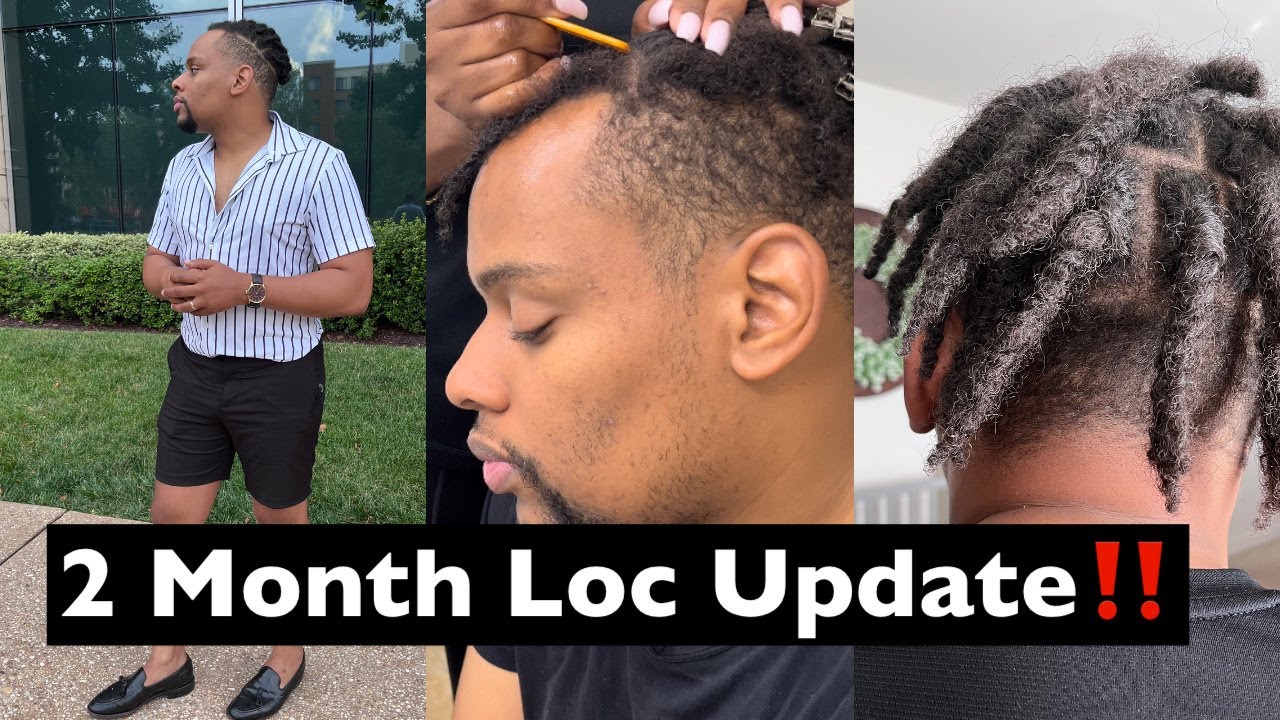 2 Month Loc Update: He's Getting Impatient! | Two Strand Twist Starter ...
