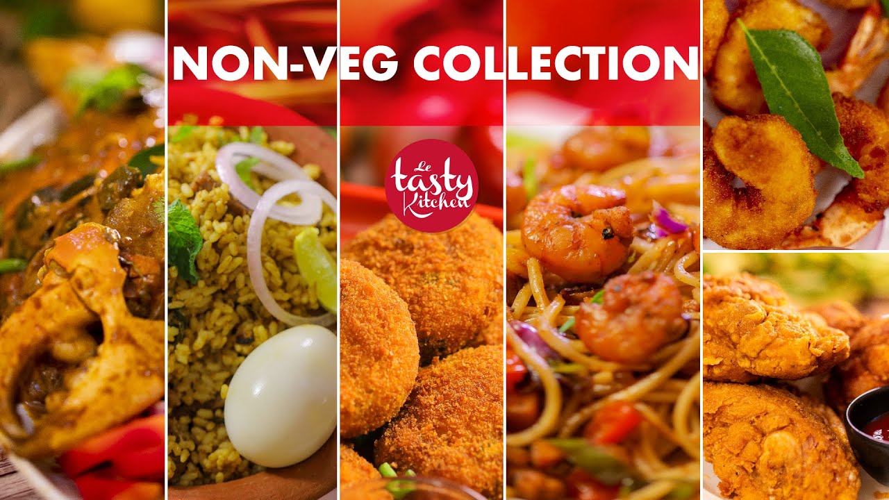Easy & Quick 15 Non-Vege Recipes Collection | Special Non Vegetarian ...