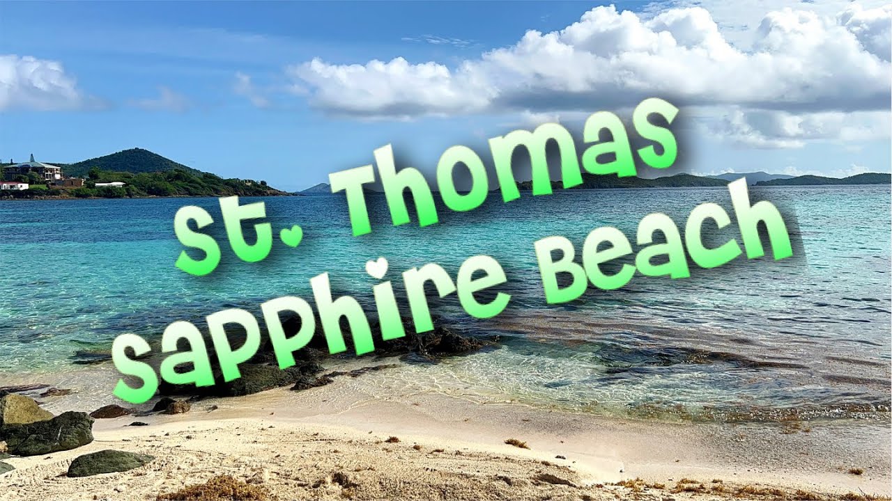 Snorkeling at Sapphire Beach - St Thomas & the Disney Fantasy - YouTube