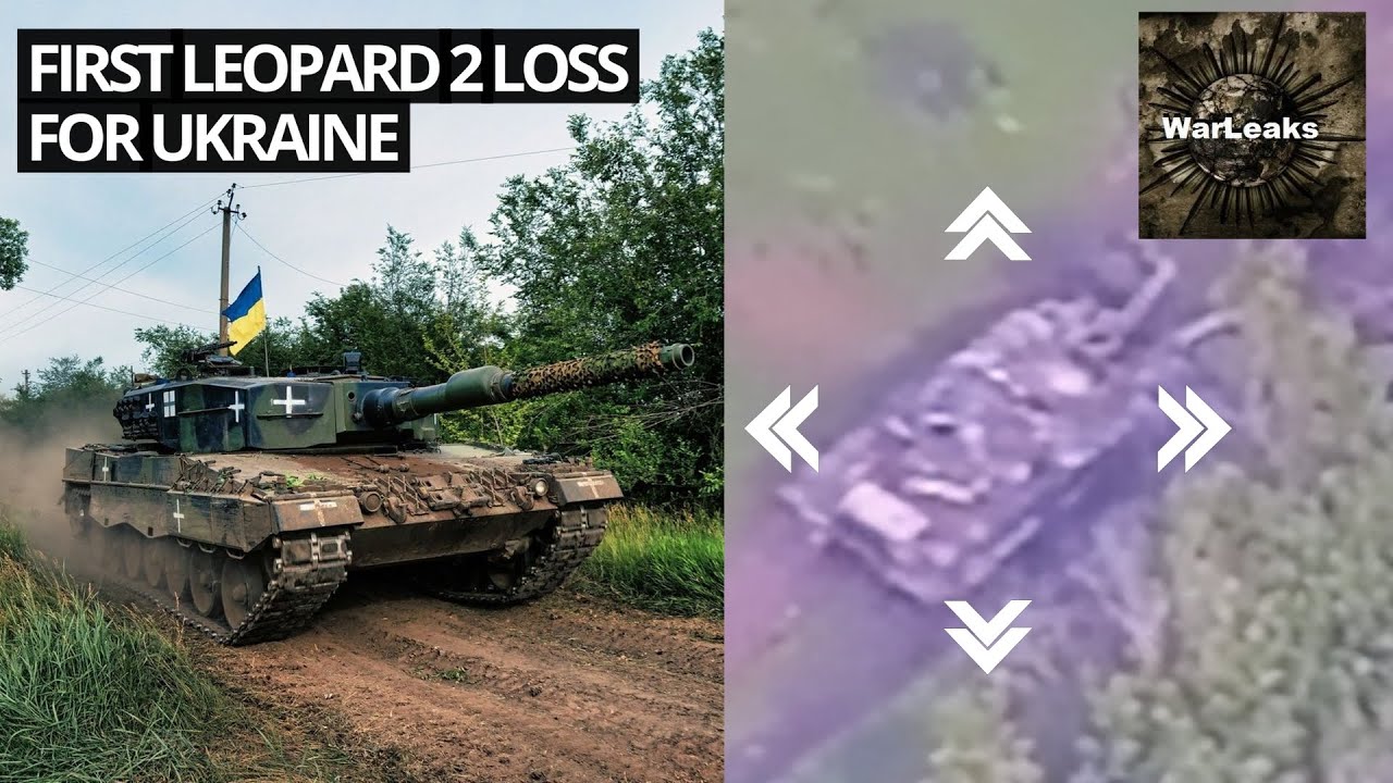 🔴 First Ukrainian Leopard 2 Lost In Zaporizhzhia - Ukraine War Update ...