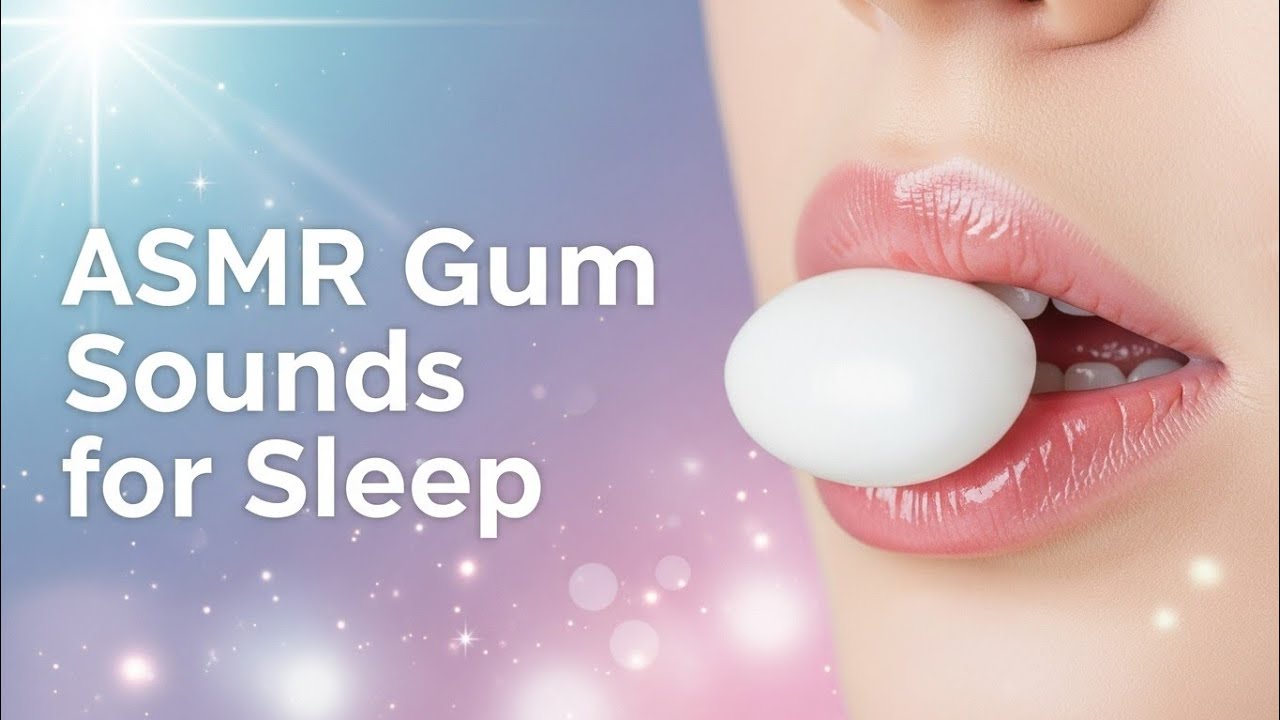 ASMR Gum Chewing Sounds to Help You Fall Asleep - YouTube