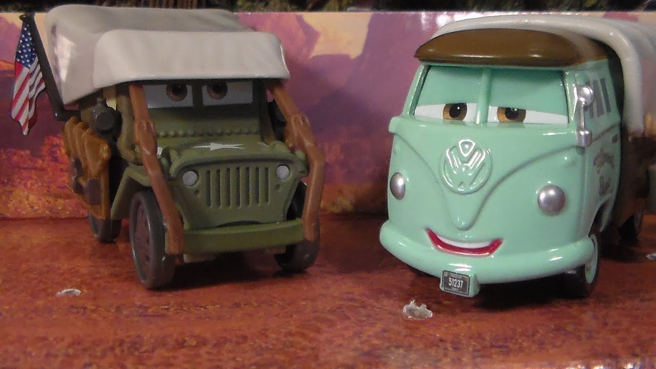 Stanley Days Fillmore, Sarge, New 2015 Disney Cars, RS500 1/2, Diecast ...
