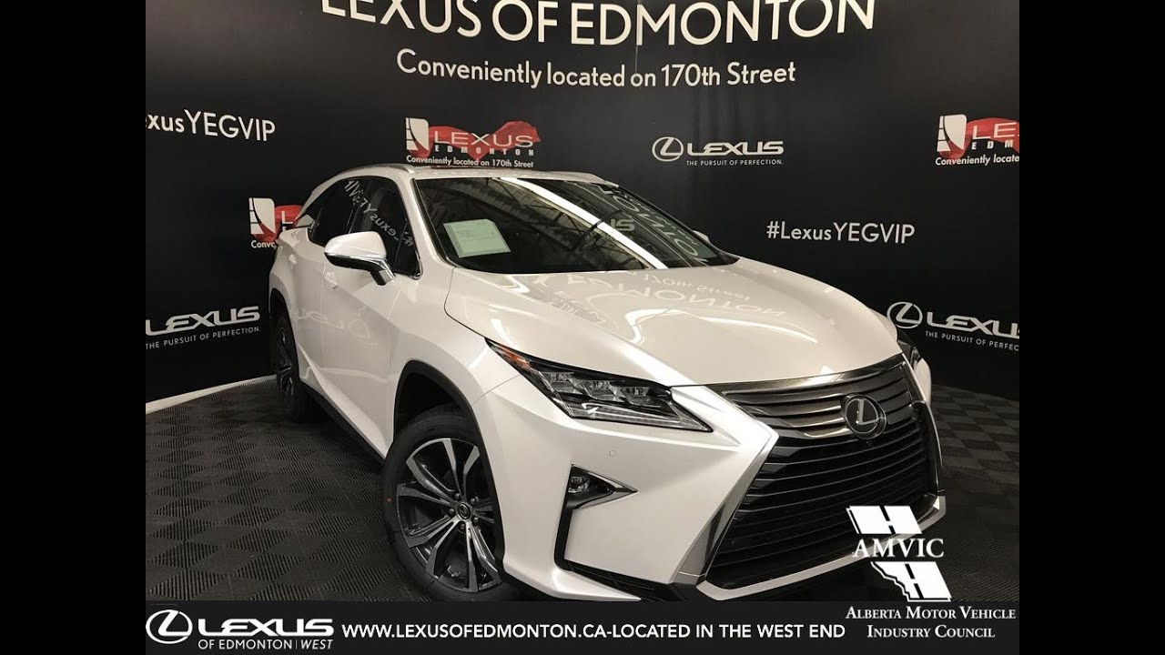 White 2019 Lexus RX 350L Luxury Package 7 Passenger Review - West ...