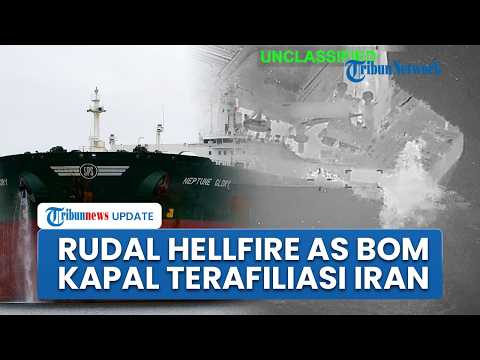 Detik-detik Mencekam Kapal Tanker M/T Lexie Meledak saat Menuju ke Iran, Dihujani Rudal Hellfire AS