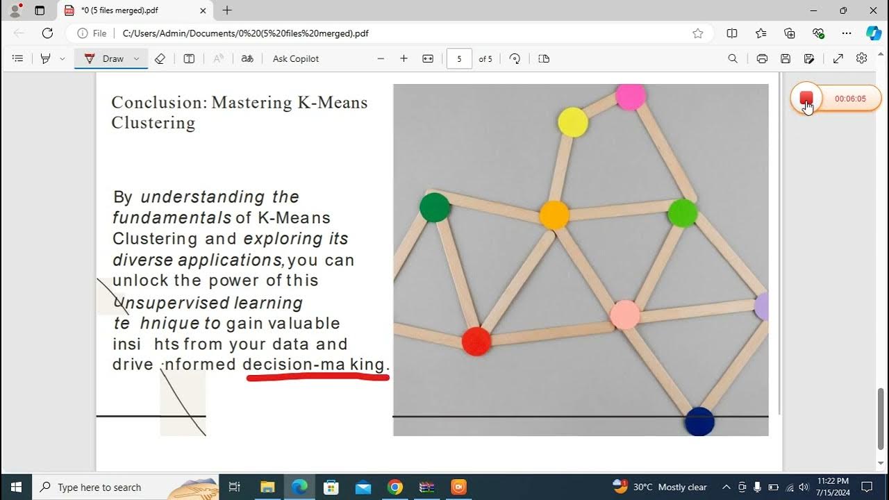 K-Means Clustering | Python | Machine Learning Algorithm - YouTube