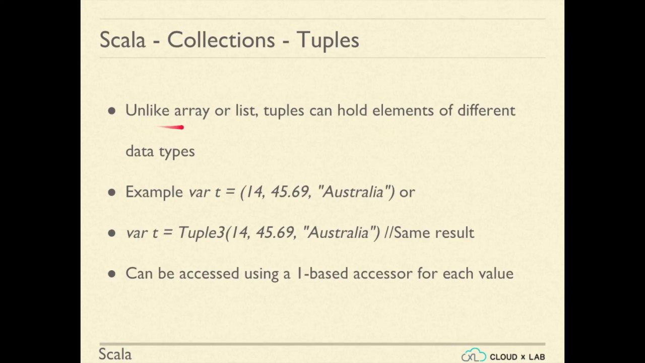 Scala - Collections - Tuples and Maps - YouTube