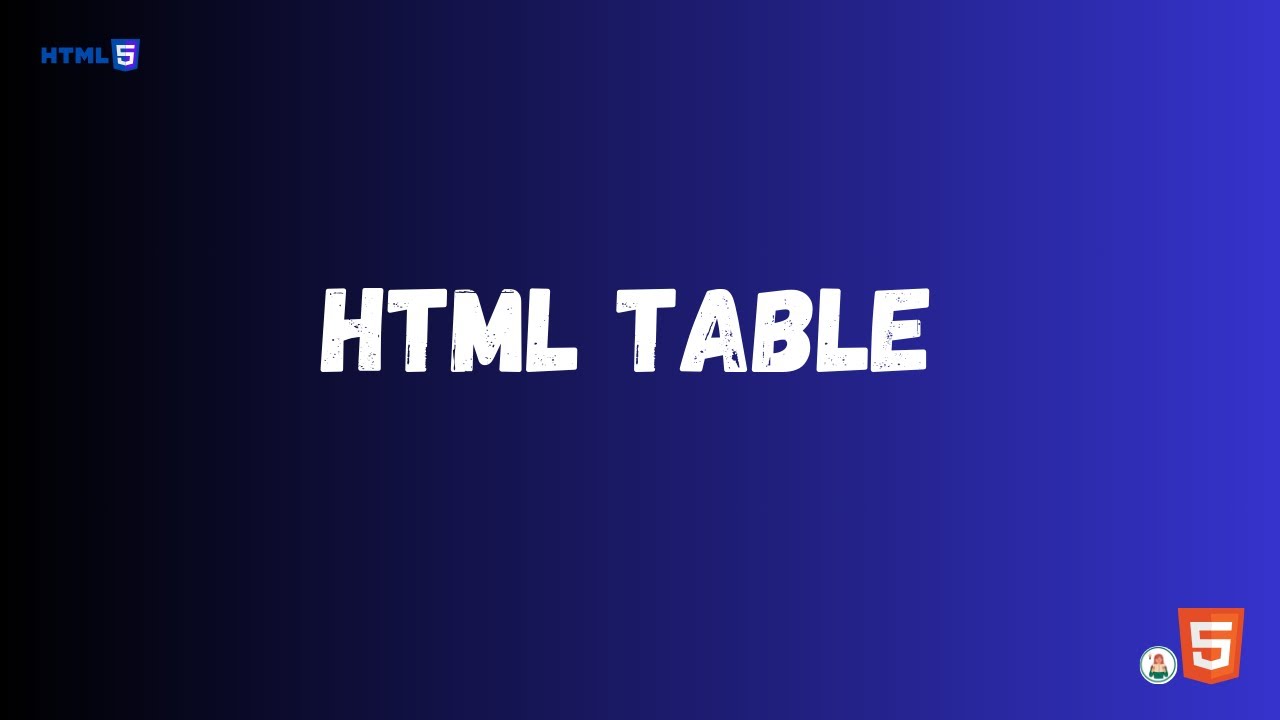 HTML Tables Explained in 5 Minutes | Learn HTML Tables for Beginners # ...