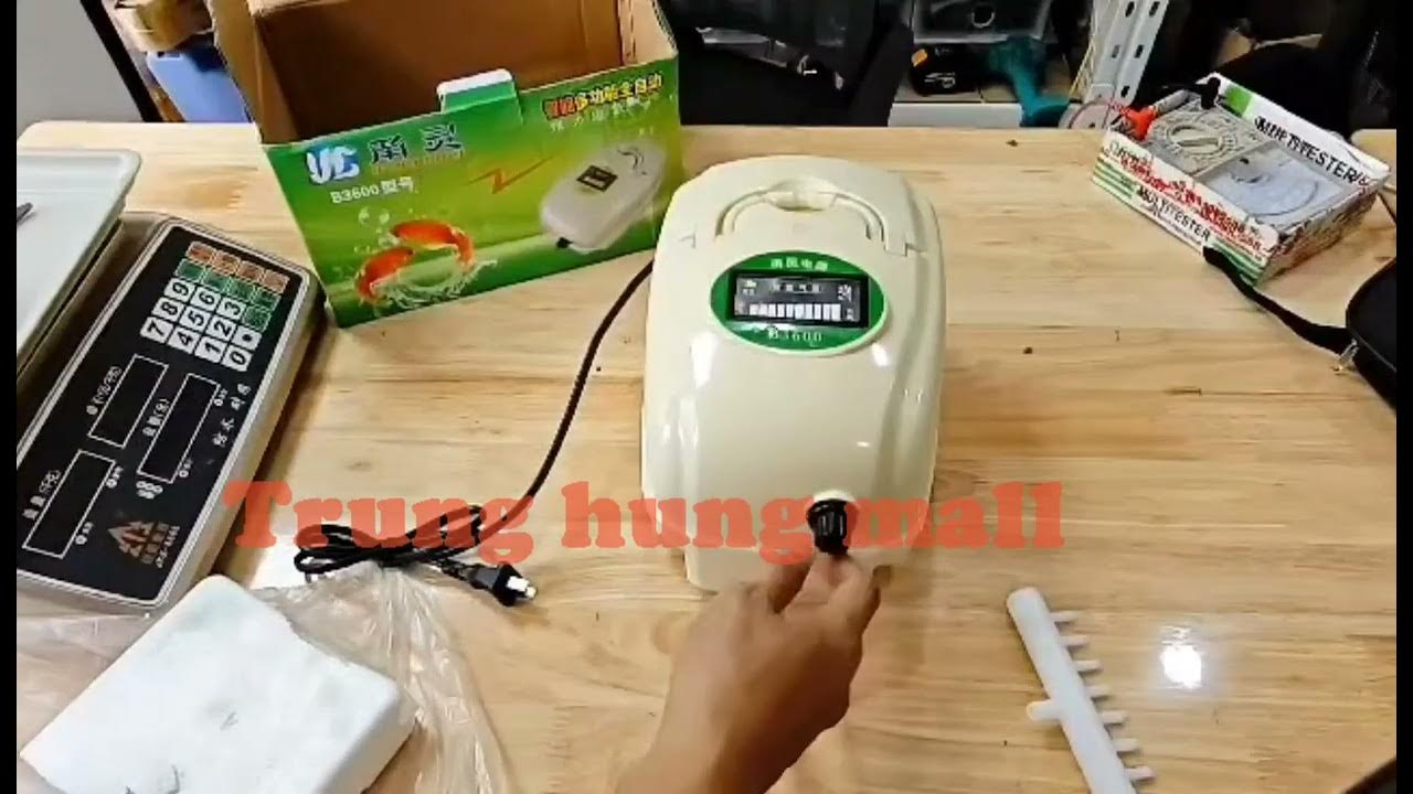 Máy thổi khí, sục khí, sục tích điện B3600. 0352035972 - YouTube