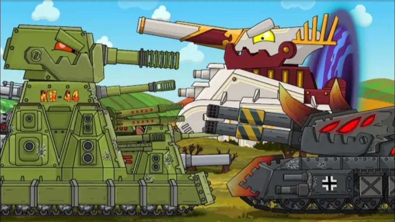 KV-44 NEW TANKS CARTOON ABOUT TANK HOMEANIMATION - YouTube