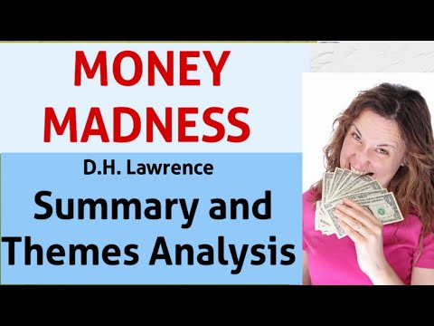 Summary of Money Madness by D H Lawrence l PUC I YEAR l #english # ...