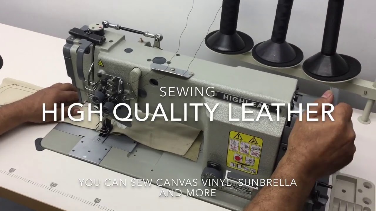 Highlead Angular Stitch Sewing Machine - YouTube