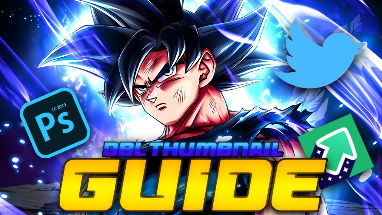 HOW TO MAKE DBL THUMBNAILS ON YOUR PHONE! | Dragon Ball Legends | FULL ...