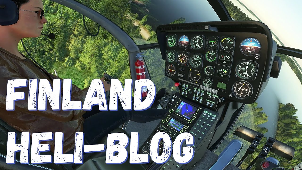 Flight Simulator: Helicopter Operations in Finland - YouTube